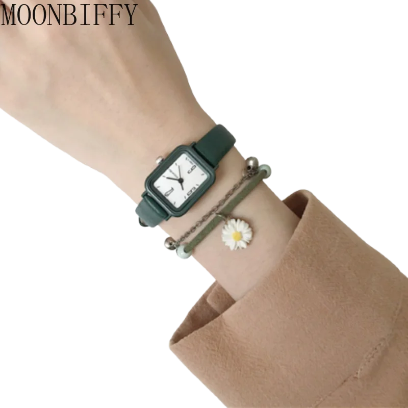 Retro-Square-Design-Woman-watch-Minimalist-Women-Quartz-Watches-Casual ...