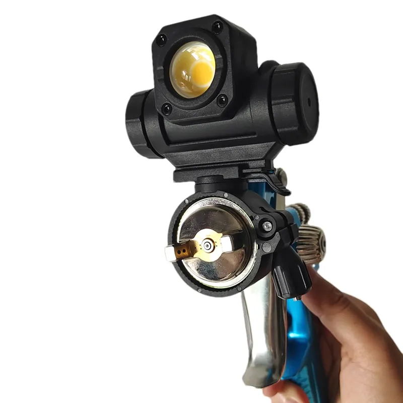 Paint Spray Gun Flashlight USB Rechargeable LED Variable Light Portable ...