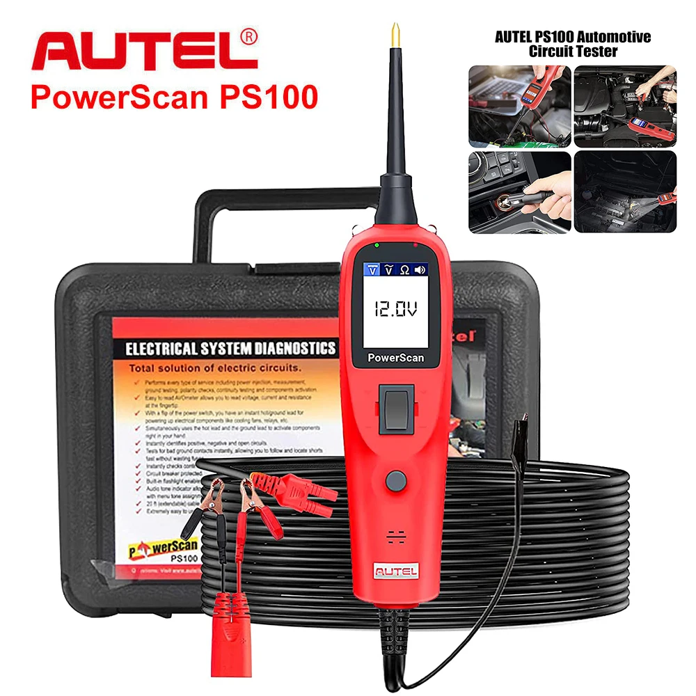 Autel-PowerScan-PS100-Automotive-Circuit-Tester-Auto-Electrical-System ...