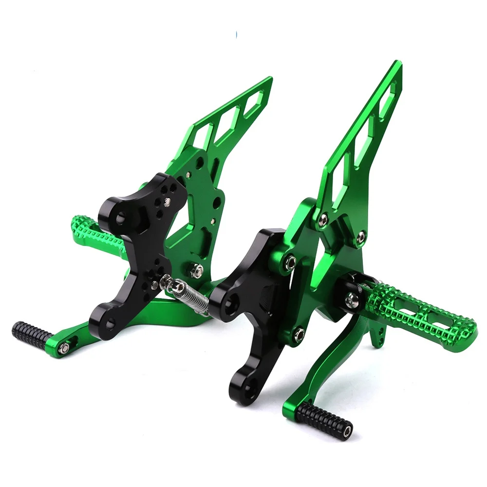Motorcycle Cnc Aluminum Alloy Accessories Adjustable Footrests Rearset ...