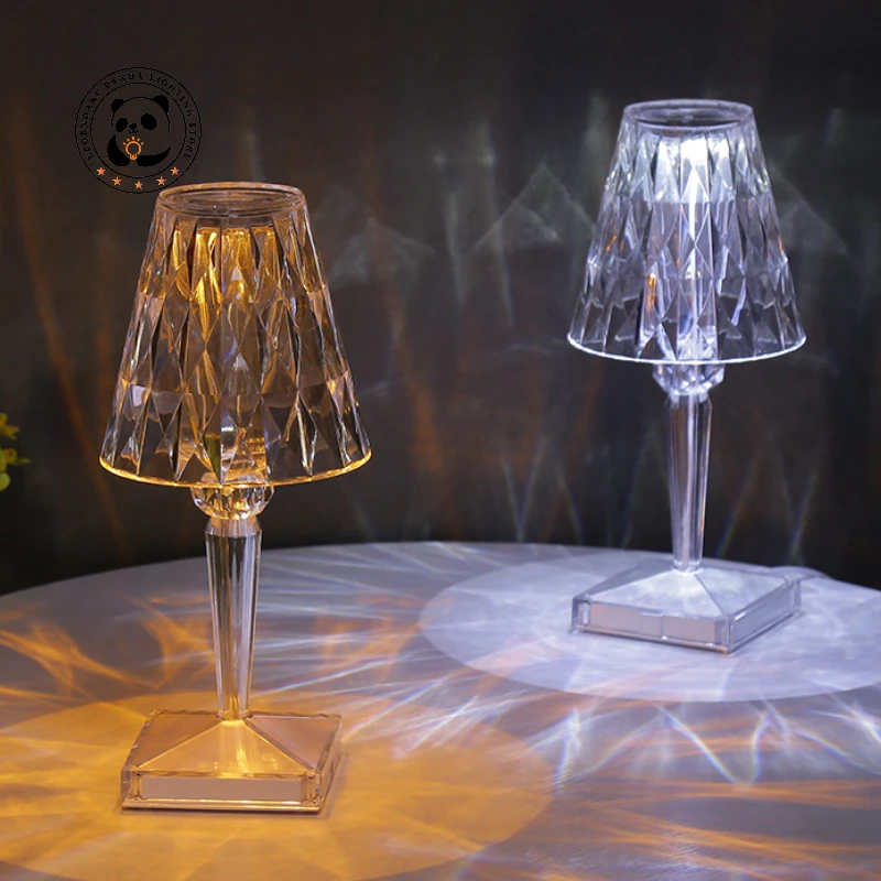 Diamond-Crystal-Table-Lamp-LED-Home-Decor-Bedroom-Bedside-Desk-Lamps ...