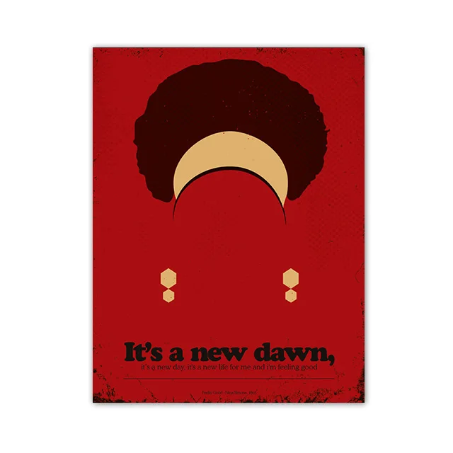 Pósteres de cantantes minimalistas, colección de cantantes famosos ...