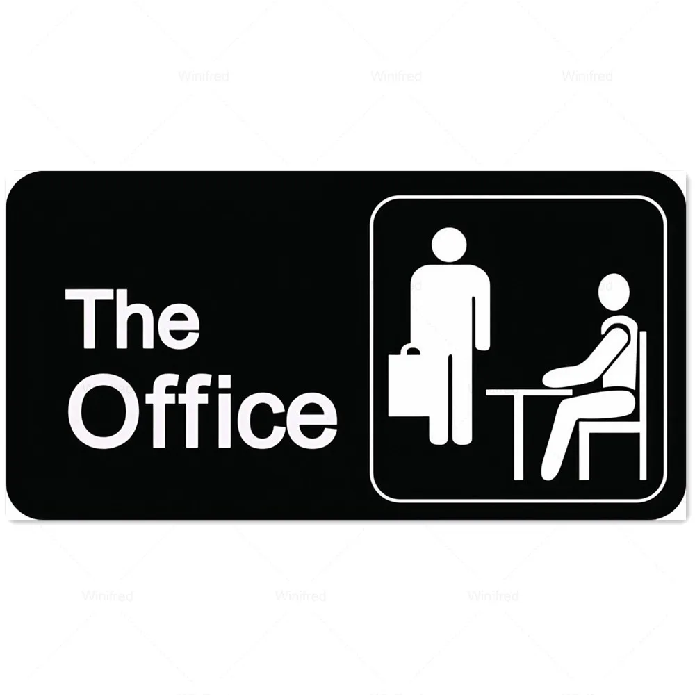 The Office Sign Tv Show Logo Metal Tin Sign Plaque for Office Bar Pub ...