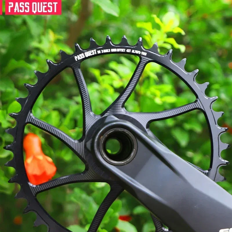 PASS-QUEST-for-DUB-38-46T-Bike-Chainring-6mm-OFFSET-Mountain-Bicycle ...