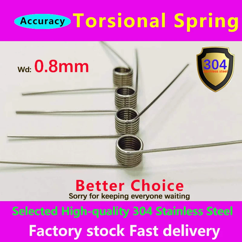 0-8-Wire-Diameter-Stainless-Steel-Small-Torsion-Spring-Torsion-Hairpin ...