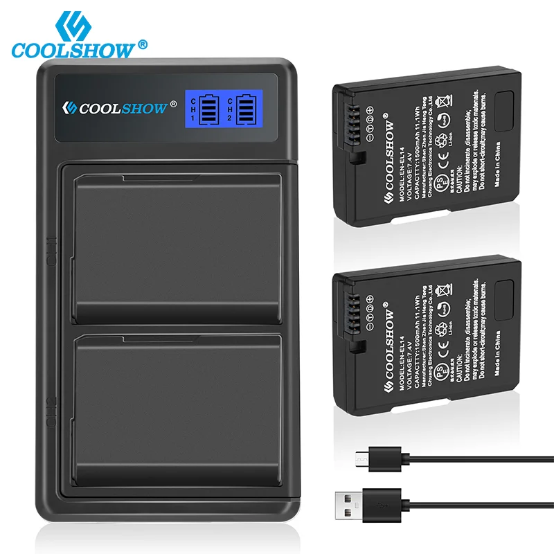 EN-El14-EN-El14a-Battery-for-Nikon-D5600-D5500-D5300-D5200-D5100-D3500 ...