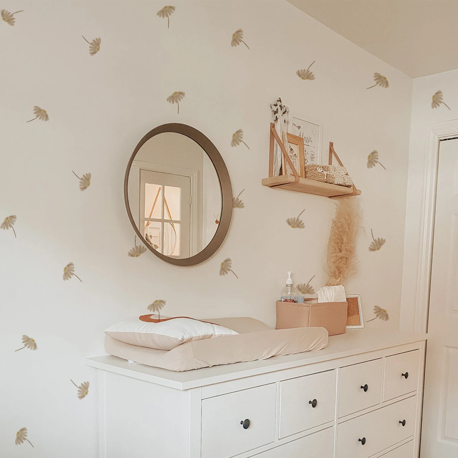 Boho-Falling-Flowers-Wall-Stickers-for-Children-s-Room-Home-Decor ...