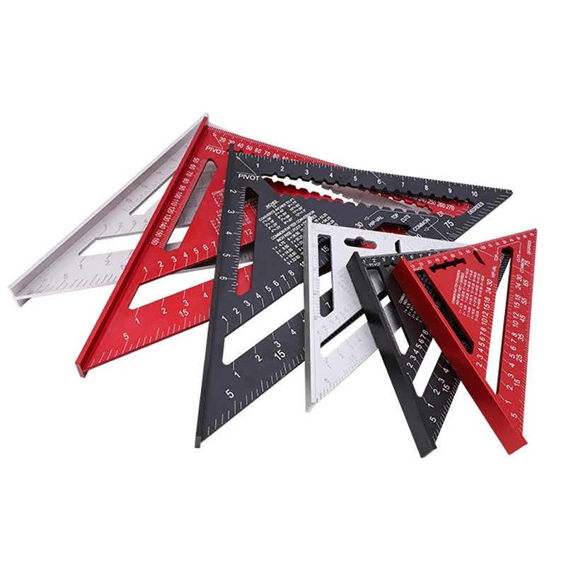 Measurement-Tool-Square-Ruler-Aluminum-Alloy-Speed-Protractor-Miter-For ...