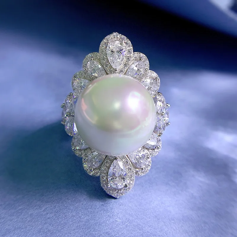 Conjunto-de-anillos-de-perlas-2-en-1-de-16mm-para-mujer-anillos-de ...