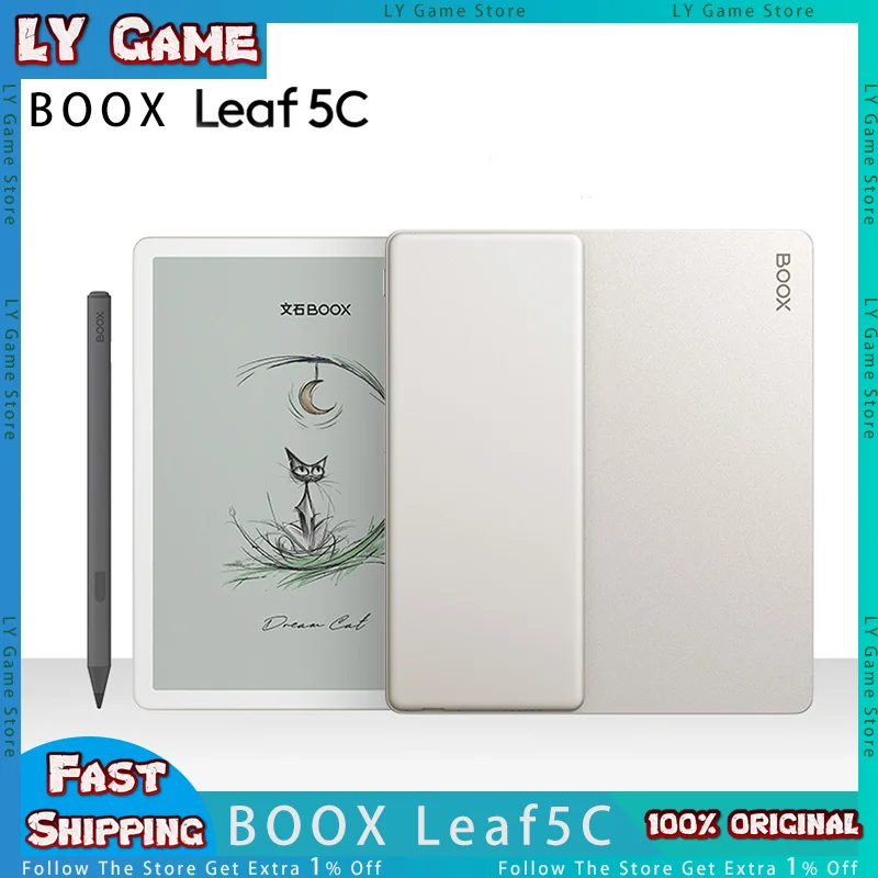 Boox Leaf5C 7Inches 4+64g E-Book Reader High-Speed Kaleido3 Electronic ...