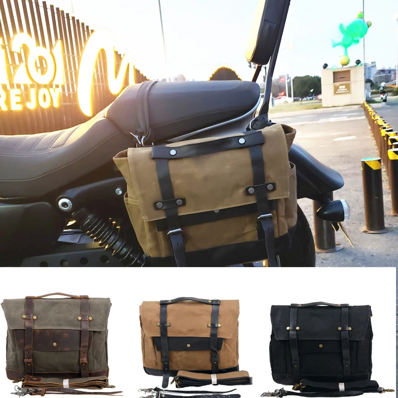 Vintage-motorcycle-side-bag-GN-GG-Coffee-cm300-BD300-GV300S-motorcycle ...