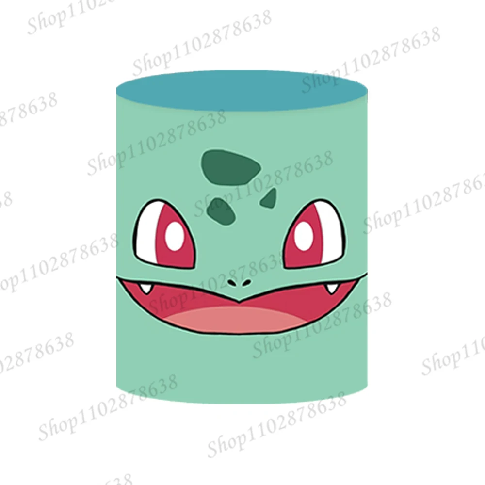 Fondo redondo de Pokémon con elasticidad circular, Pikachu, baby shower ...