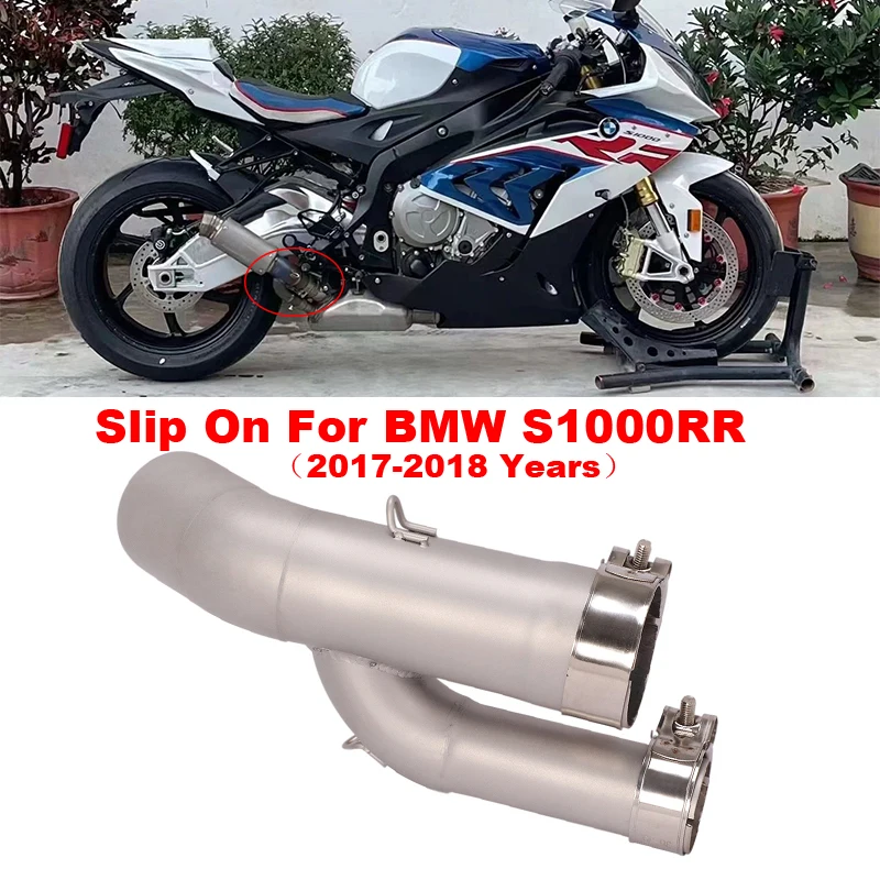 Slip On For BMW S1000RR S1000 RR 2017 2018 Motorcycle Exhaust System ...
