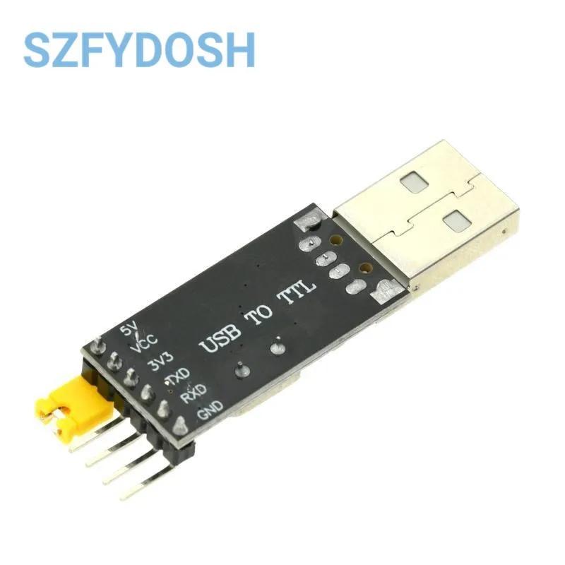 Преобразователь USB в TTL, UART модуль CH340G CH340 3,3 В 5 В, переключатель для stm esp32 ...