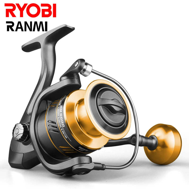 RYOBI RANMI HM Fishing Reel All Metal Spool 8KG Max Drag Stainless ...