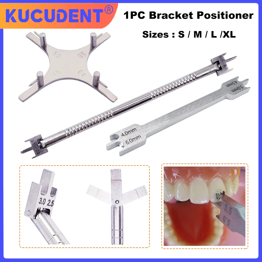 1pc Dental Orthodontic Bracket Gauge Positioning Stainless Steel Rod ...