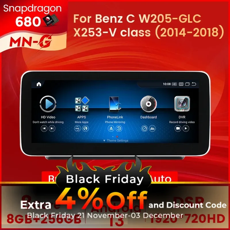 Qualcomm-680-Radio-para-coche-reproductor-Multimedia-Carplay-GPS-BT ...