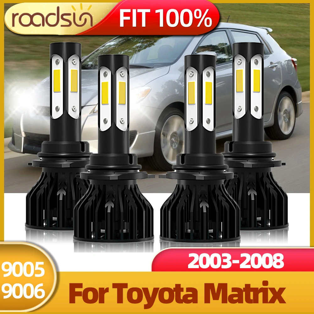 Roadsun-10000LM-LED-Car-Headlight-Kit-Turbo-Light-Bulbs-6000K-Car ...