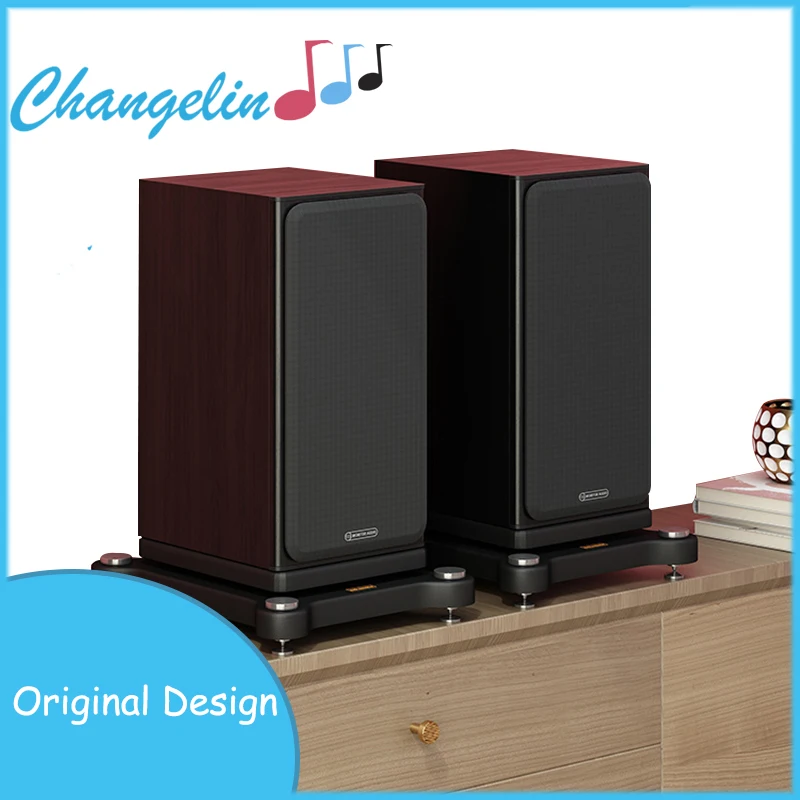 Double-Layer-Bookshelf-Subwoofer-Floor-Speaker-Desktop-Audio-Shock ...