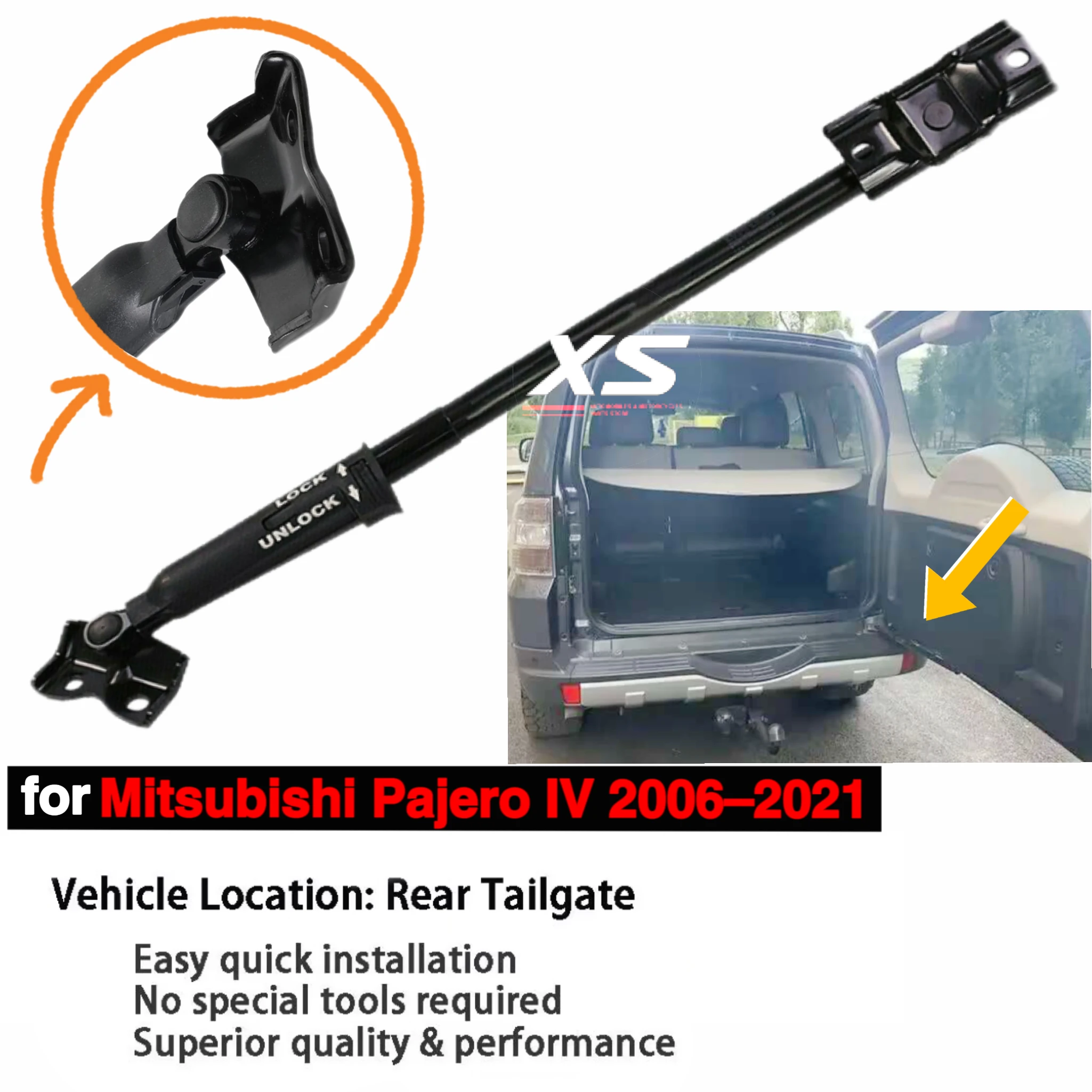 1PC Damper for Mitsubishi Pajero Montero Shogun V80 NS NT NW NX 2006 ...