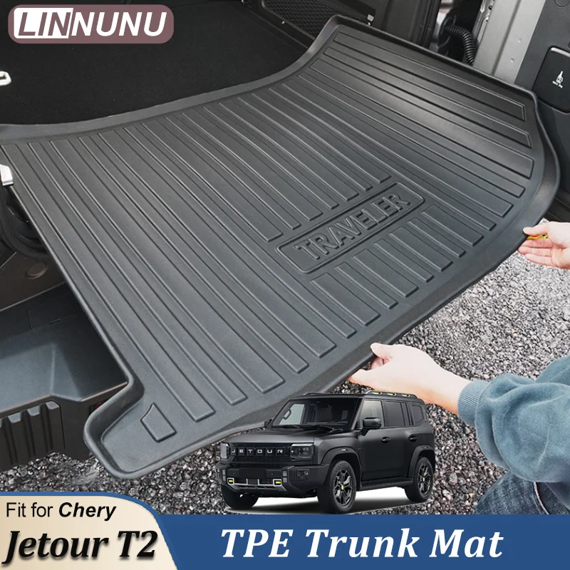 LINNUNU Car Trunk Mat for Chery Jetour T2 Traveller 2026 All-Weather ...