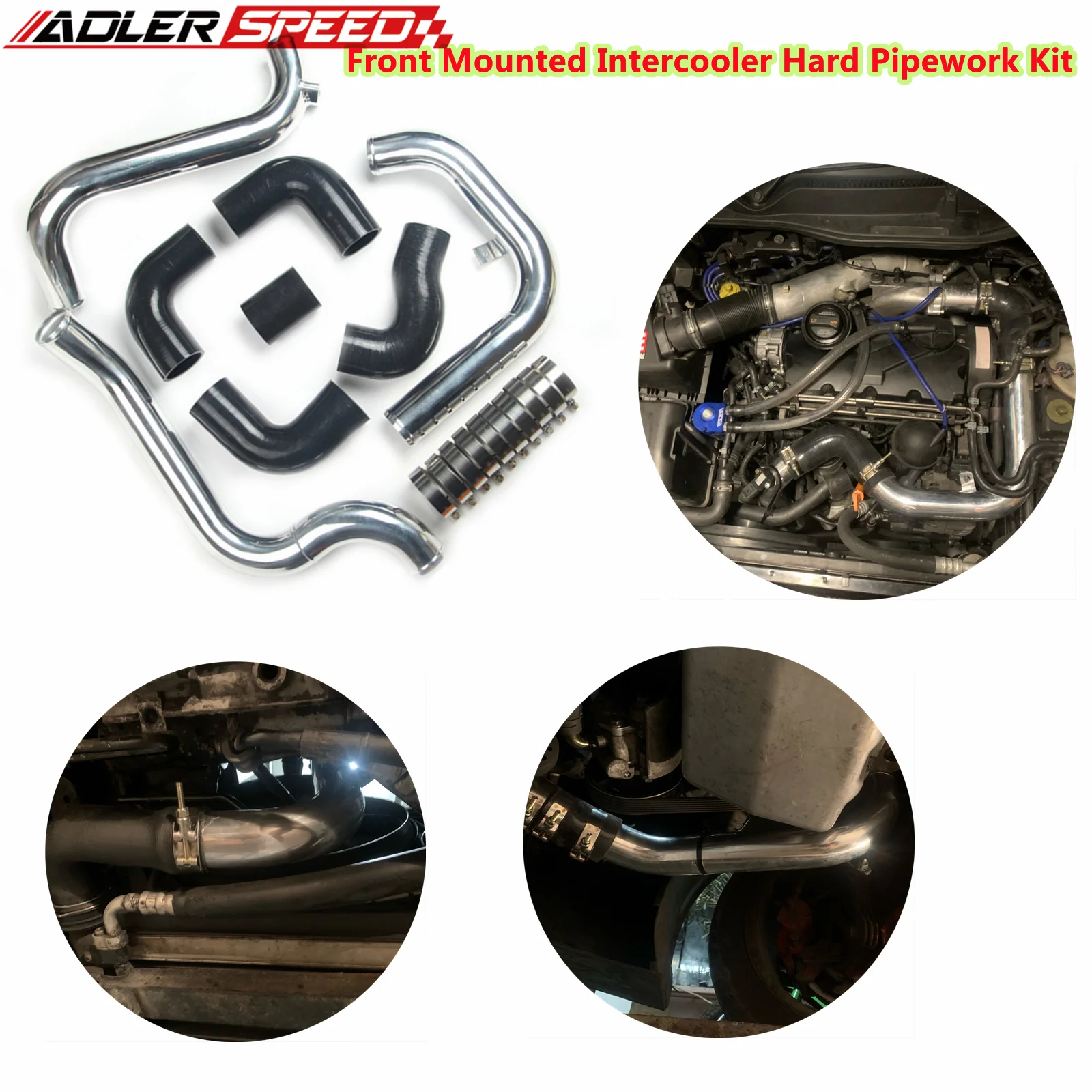 Intercooler Pipework Kit for with the standard Front Mounted ...