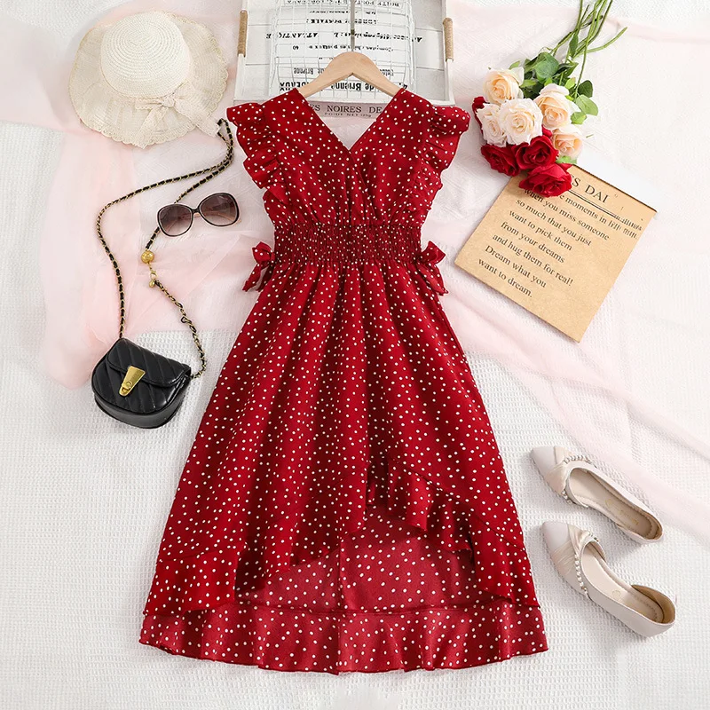 Kids-Casual-Dress-for-Girls-Summer-Clothes-2024-New-Children-Fashion-V ...
