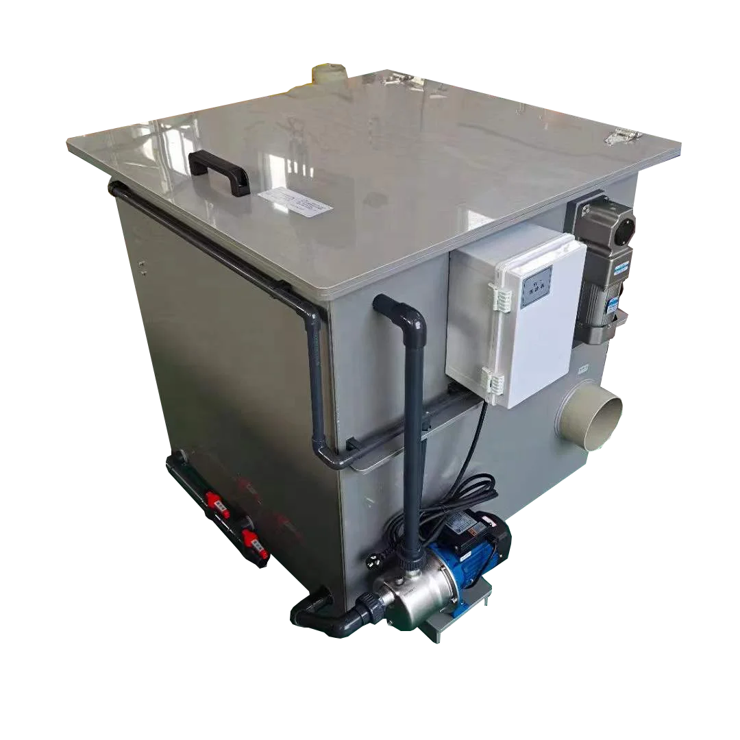 PP high grade aquarium bio fish farm rotary drum filter for koi pond