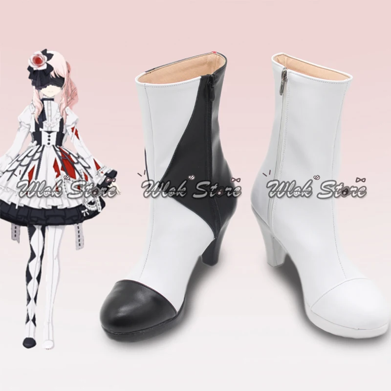 Game PJSK Akiyama Mizuki Cosplay Mizu5 Shoes Customized Project Sekai ...