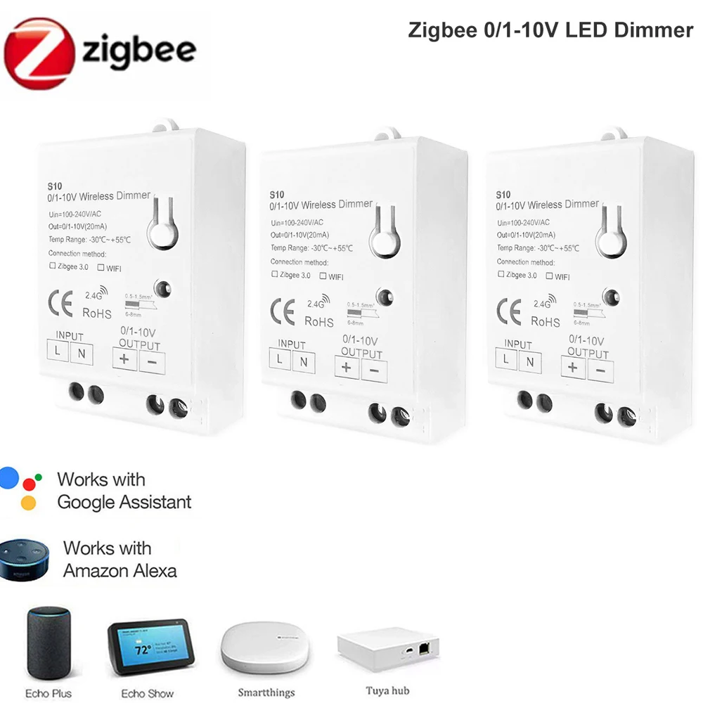Mini controlador de luz LED ZigBee 3,0, atenuador de luz inteligente ...
