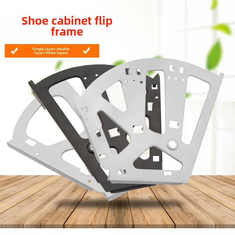 Metal-Hardware-Turn-over-Shoe-Rack-Accessories-Single-Triple-Layer ...