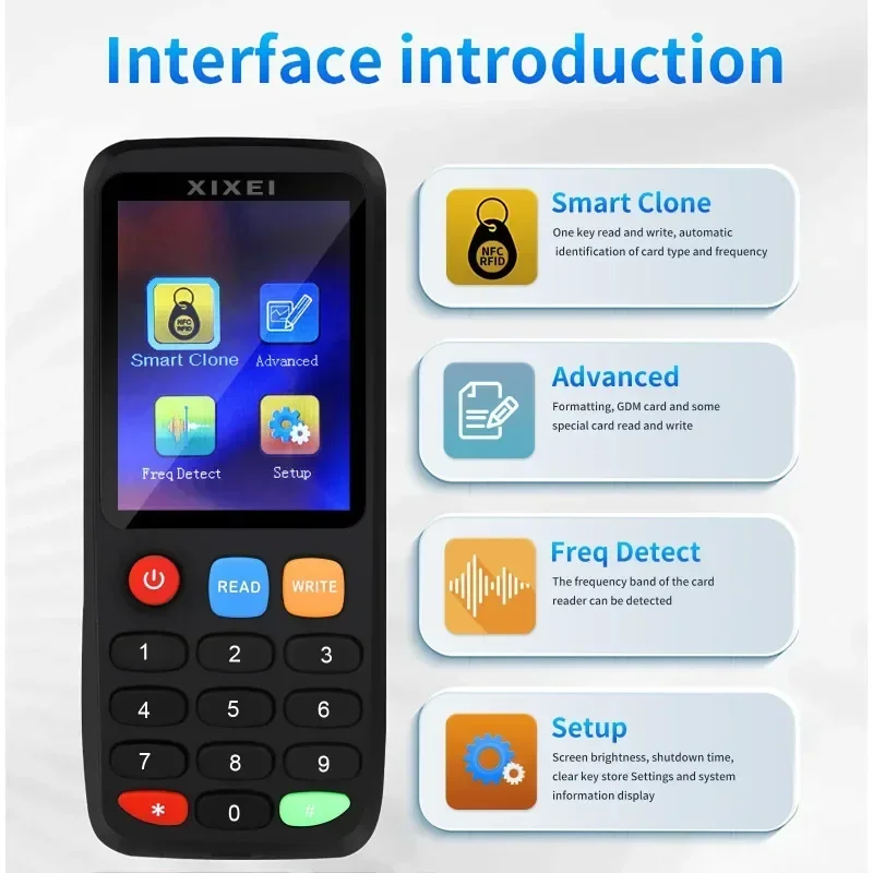 RFID-Duplicator-X7-Reader-Writer-13-56MHz-125KHz-NFC-Copier-Decoder-IC ...