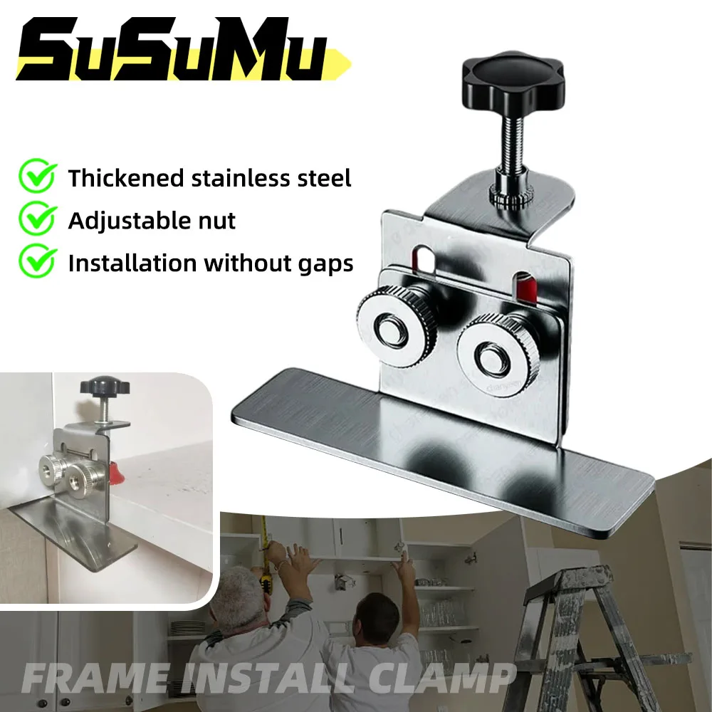 Cabinet Door Mounting Jig Cabinets Frame Clamp Stainless Steel Hidden ...