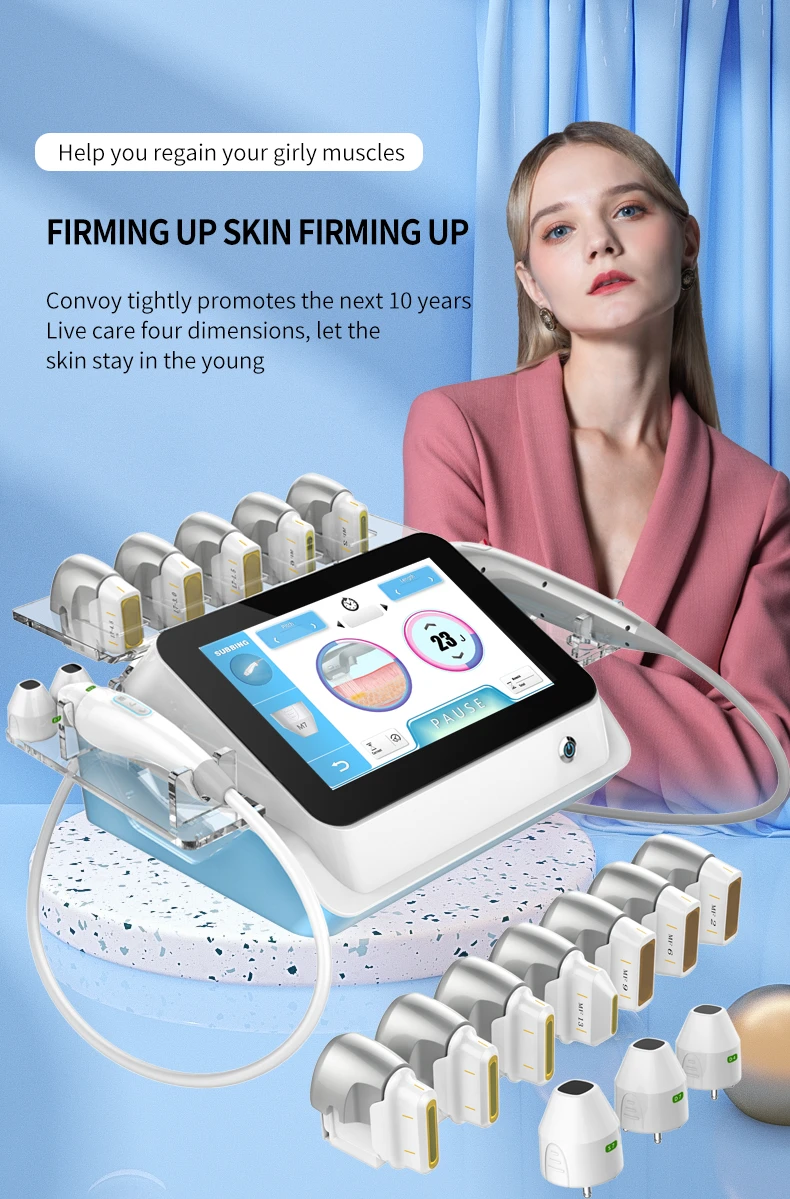 2-in-1 beauty salon 7D skin anti wrinkle face lifting skin care machine
