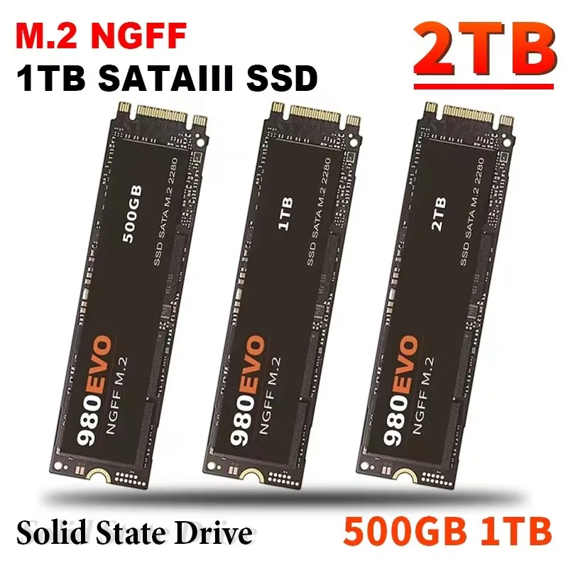Hohe Geschwindigkeit Interne Festplatte NGFF M.2 Hohe Kapazität SSD 2TB ...