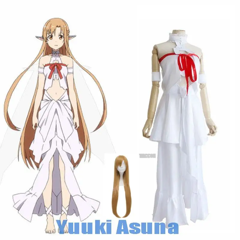 Hot-Halloween-Costumes-Anime-Yuuki-Asuna-Cosplay-SAO-Sword-Art-Online ...