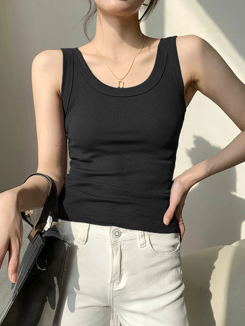 Tight Black Tank Top