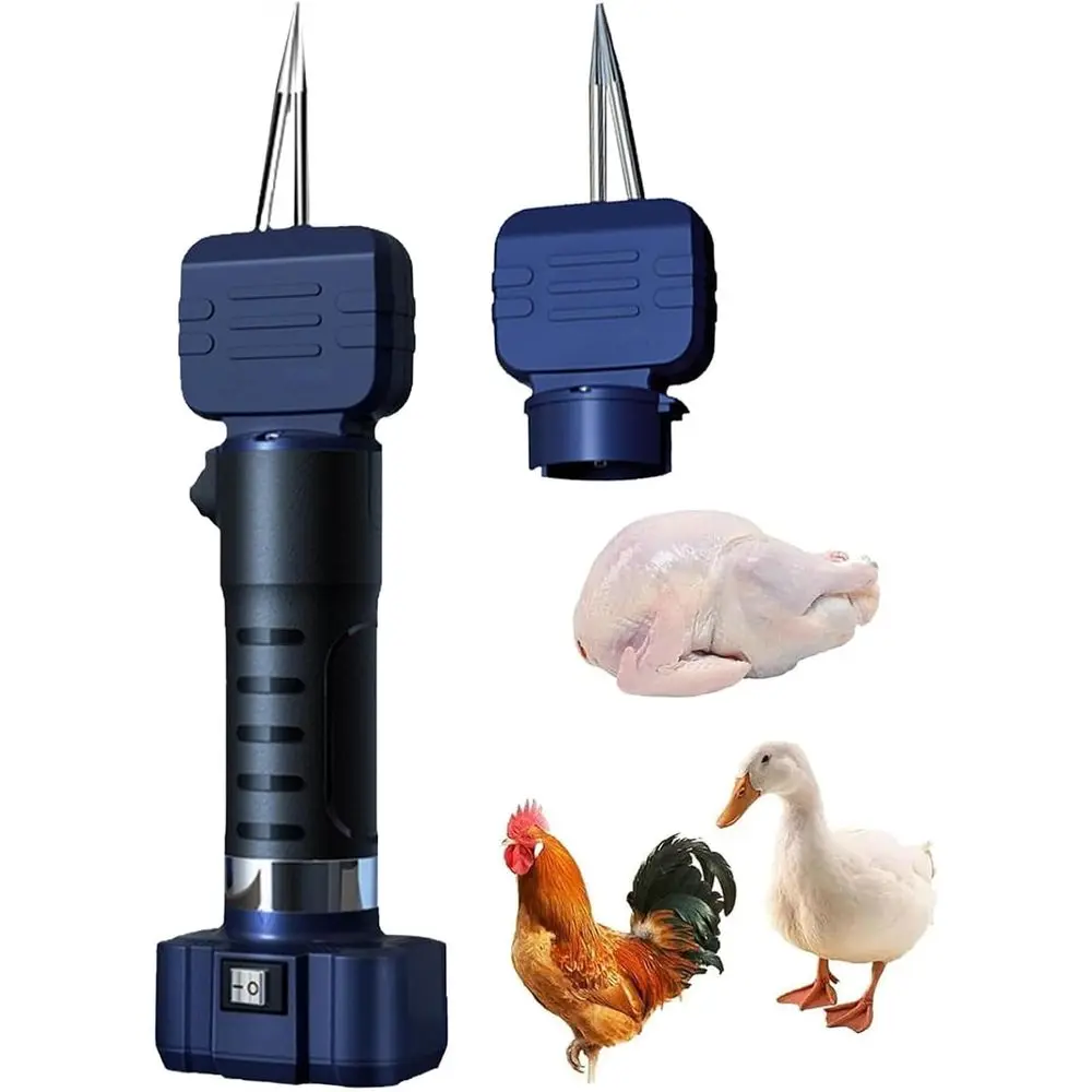Portable Electric Chicken Plucker, Rechargeable & Dual Power, 240 RPM ...