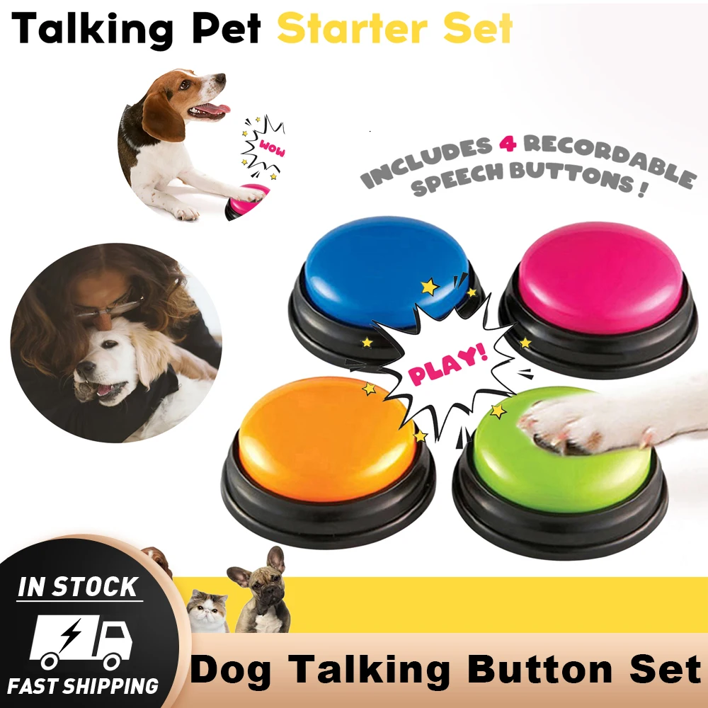 Recordable-Talking-Easy-Carry-Voice-Recording-Sound-Button-for-Kids-Pet ...