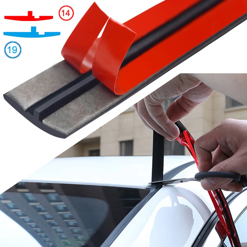 14/19mm Car Seal Strips Automobiles Seal Protection Door Edge ...