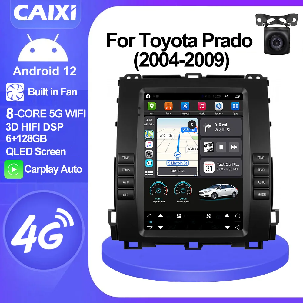 CAIXI-For-Lexus-GX470-Toyota-Land-Cruiser-Prado-120-2004-2009-Car ...