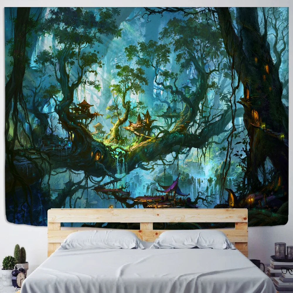 Enchanted Forest Themed Bedroom