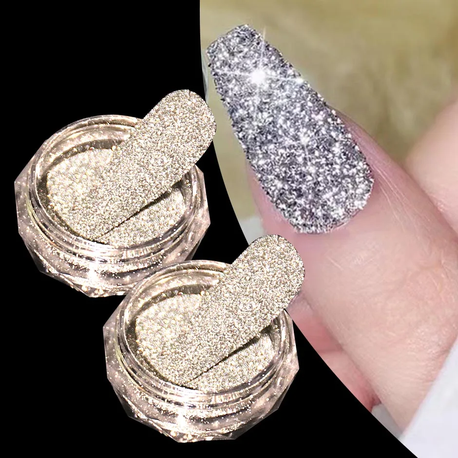 Sparkling-Diamond-Nail-Glitter-Powder-Holographic-Silver-Reflective ...