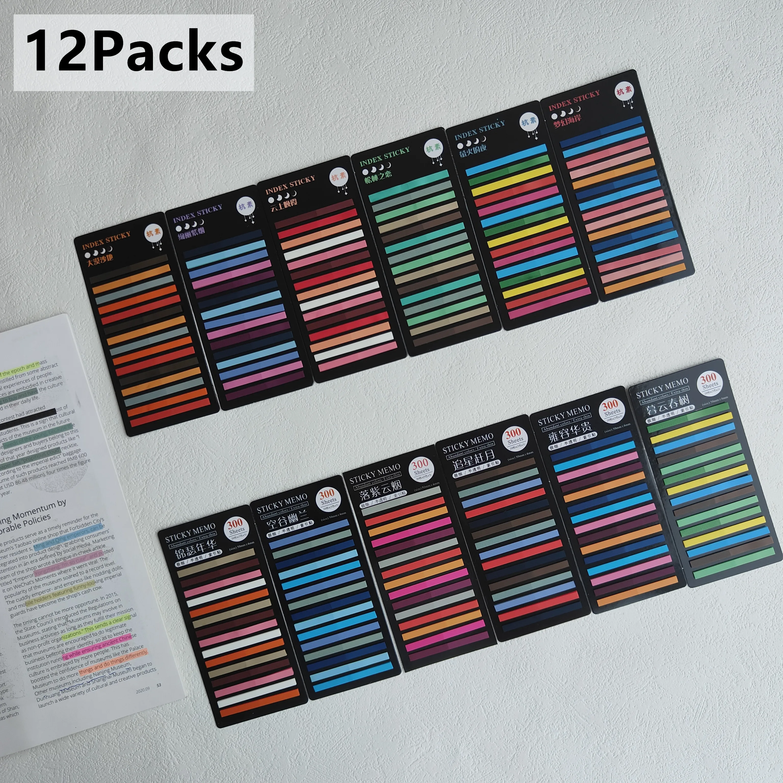 3600Sheets-Sticky-Note-Transparent-Sticky-Note-Index-Tabs-Arrow-Flags ...