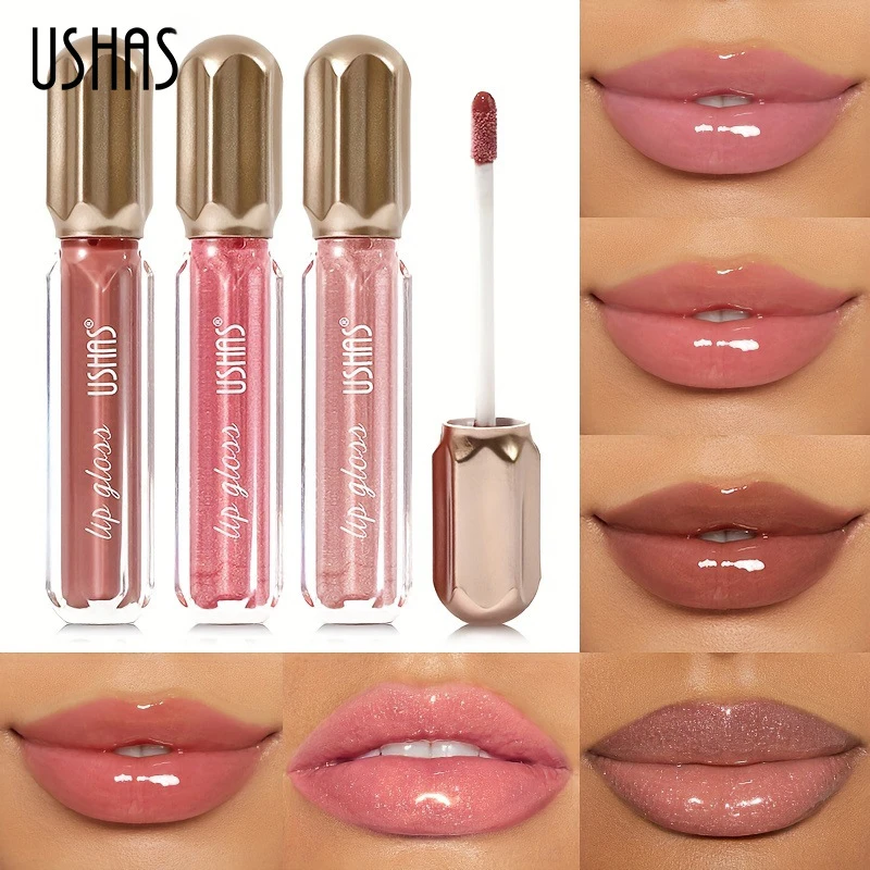 6 Color Mirror Pearl Lip Gloss Waterproof Long Lasting Moisturizing ...