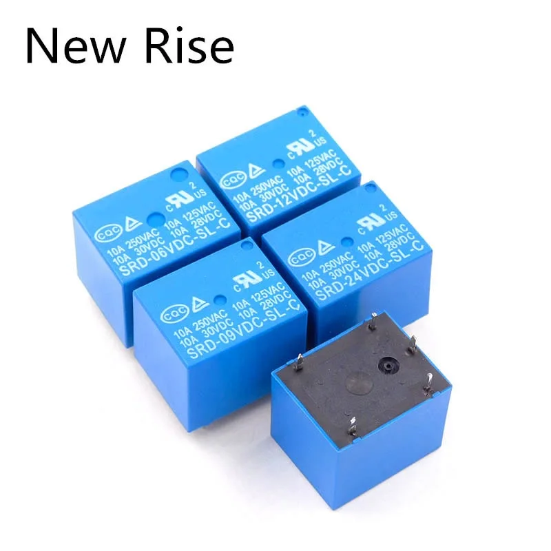 10Pcs DC Power Relay SRD-05VDC-SL-C SRD-06VDC-SL-C SRD-09VDC-SL-C SRD ...