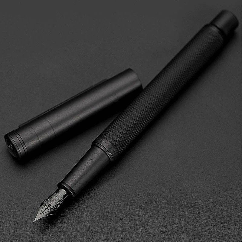 Matte Black Forest Fountain Pen Extra Fine Nib Classic Design with ...