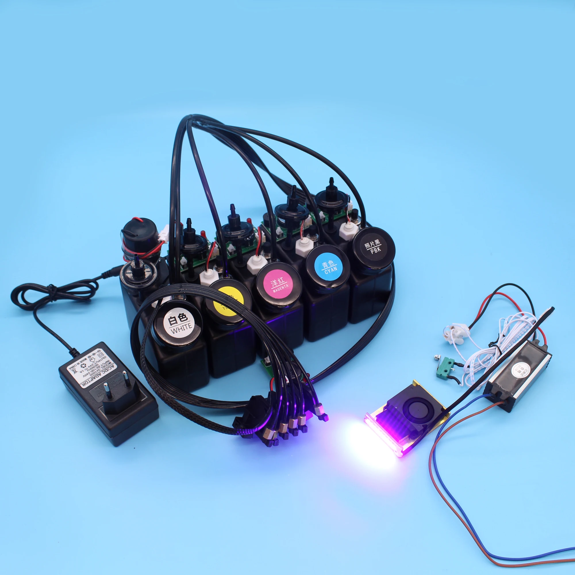 UV-White-Ink-CISS-With-Stirrer-Ink-Level-Sensor-Alarm-White-Ink-Tank ...