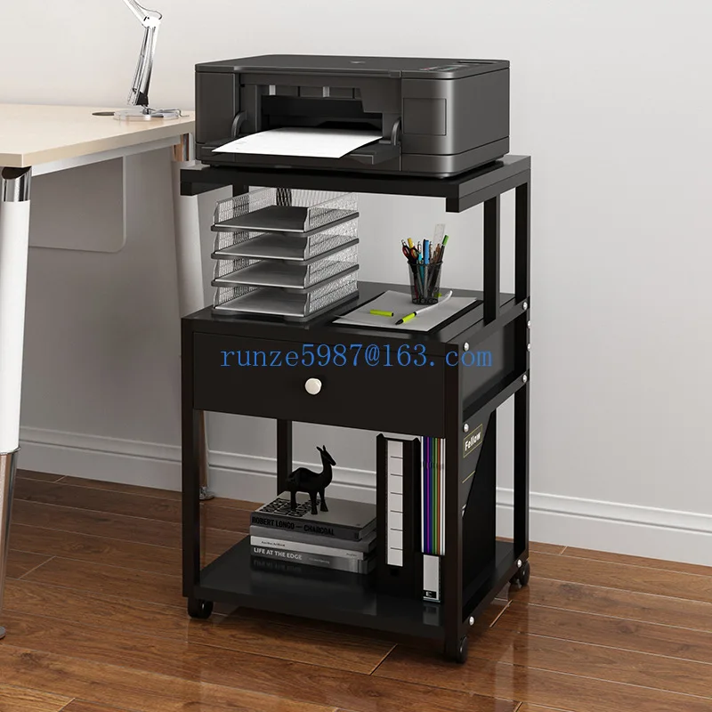 Removable-printer-shelf-storage-rack-modern-office-desktop-multi-layer ...