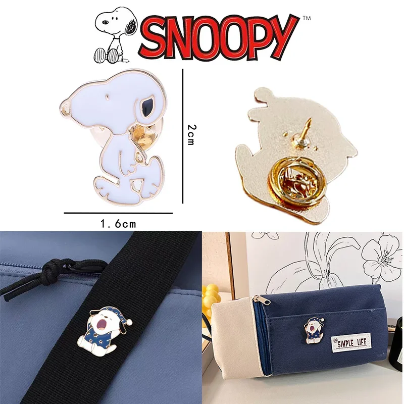 Snoopy-Badges-Pins-Cute-Cartoon-Animal-Colorful-Foot-Brooch-Lapel-Pin ...
